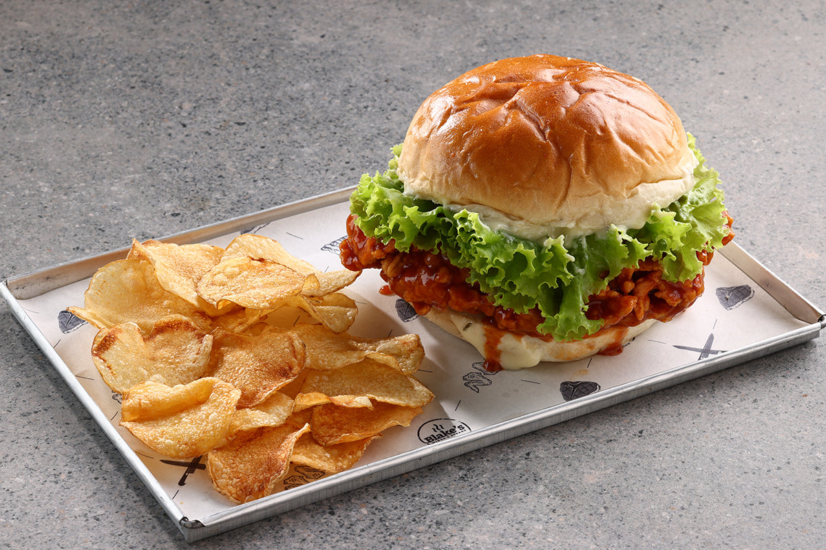 Buffalo Chicken Fillet Burger – Blake's Wings and Steaks